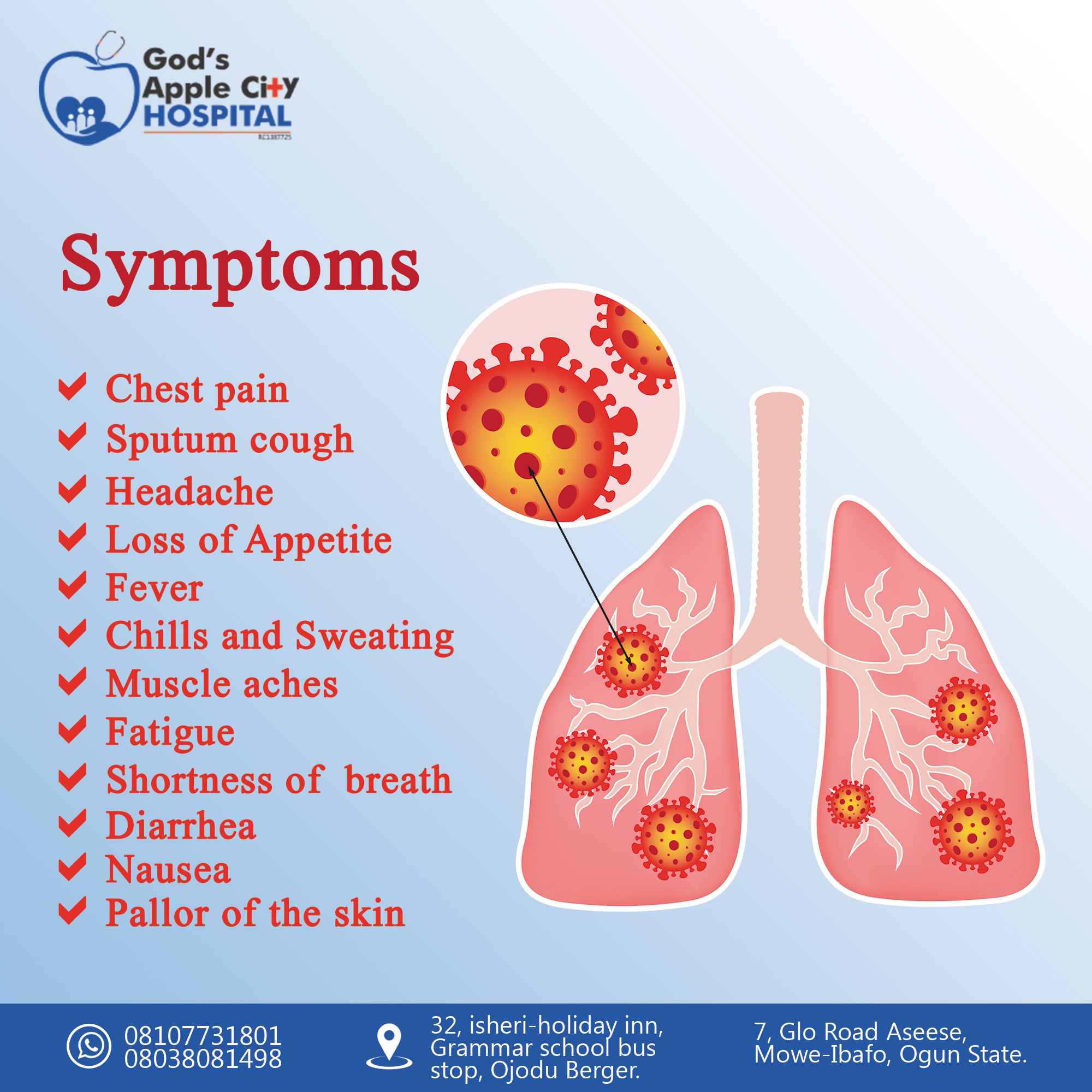 Pneumonia – God's Apple City Hospital