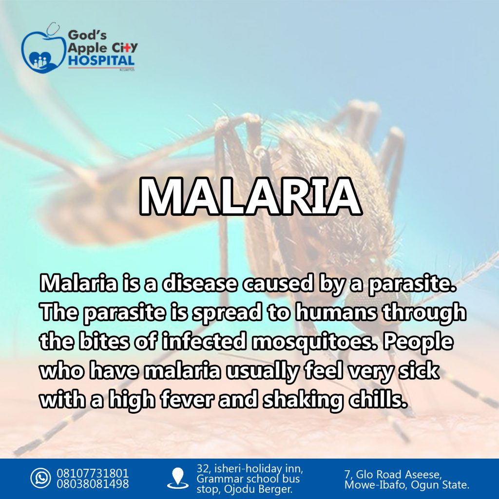 Malaria – God's Apple City Hospital